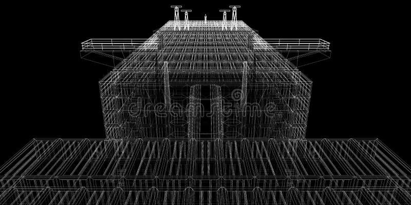 Container Ship Cargo stock illustration. Illustration of cargo - 42278364