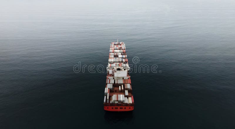 Container Ship Carrying Container for Import and Export, Business ...