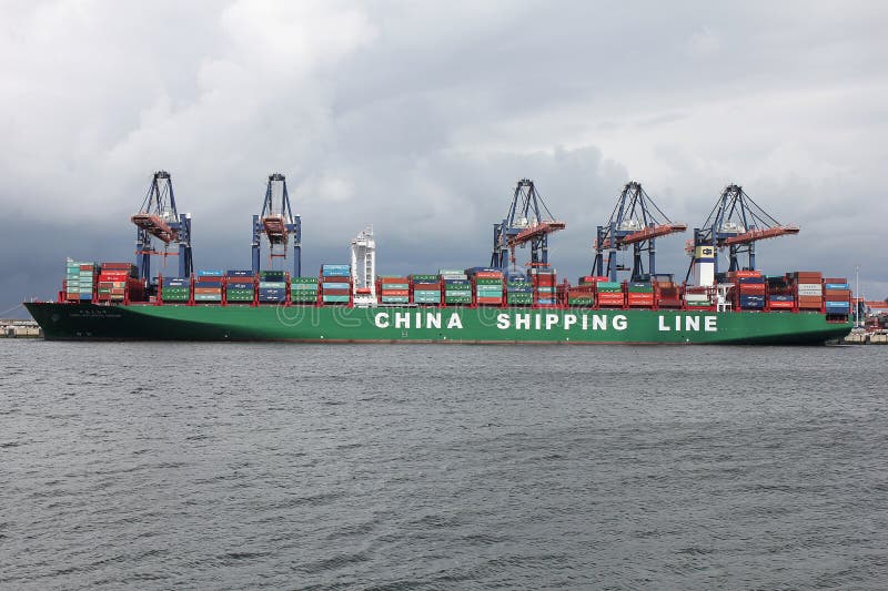 CSCL Atlantic Ocean editorial photo. Image of ship, container - 380477346