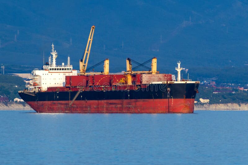 Ships in a port stock image. Image of cable, construction - 16222077