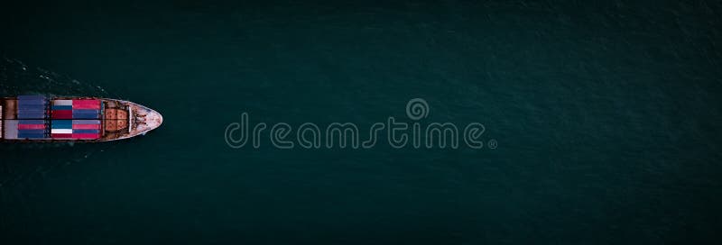 Container Ship for Import and Export, Business Logistic Stock Image ...