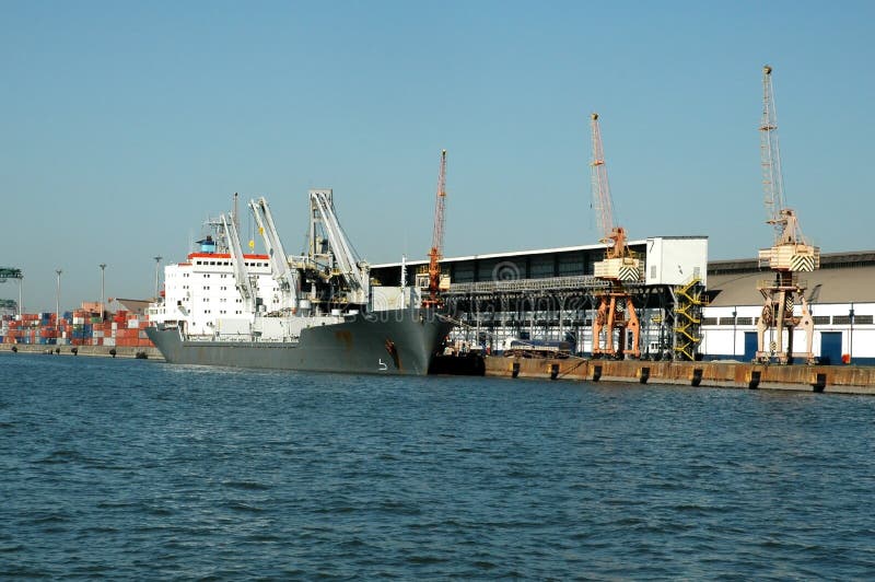 Container ship stock photo. Image of portal, carrier - 65841604