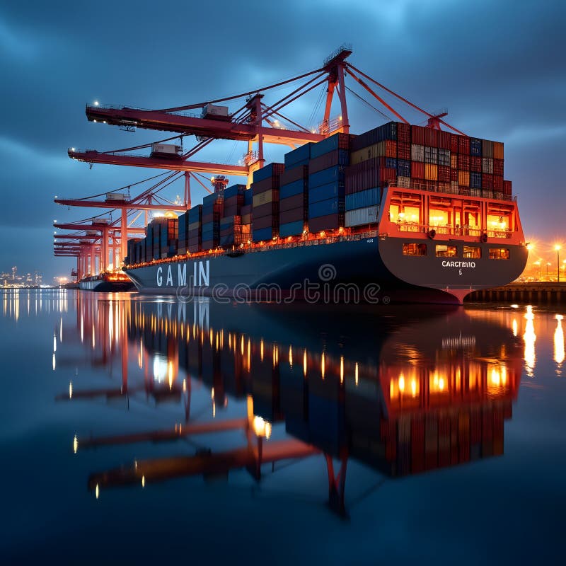 Container Ship Logistics Goods Transportation Import Export ...