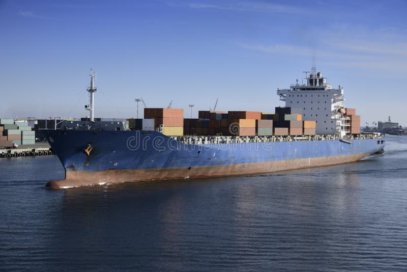 Container ship stock image. Image of nautical, maritime - 35342857 Container ship stock image. Image of nautical, maritime - 35342857