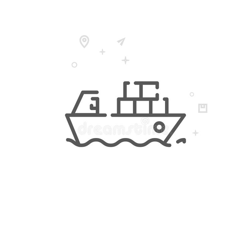 Geometric Cargo Ship Stock Illustrations – 791 Geometric Cargo Ship ...