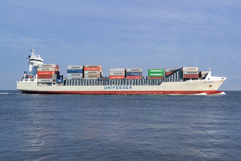 Vera Rambow editorial photography. Image of ship, containerfeeder ...
