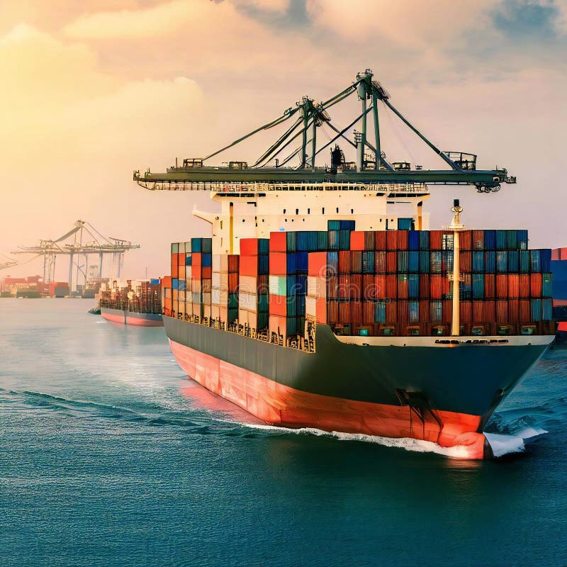 Container Ship, Waterway, Water Transportation, Panamax Picture. Image ...