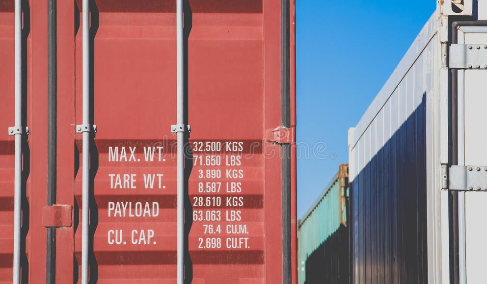 Container shipping stock image. Image of dock, jetty - 53110493