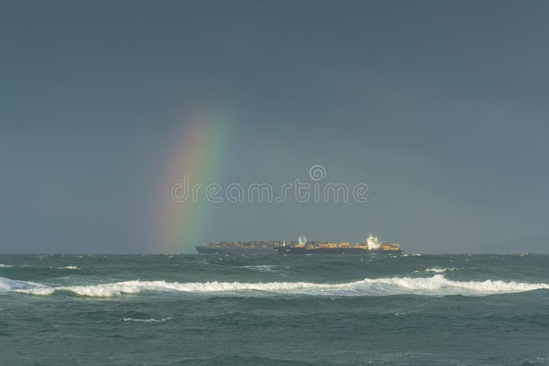181 Container Ship Rainbow Stock Photos - Free & Royalty-Free Stock ...