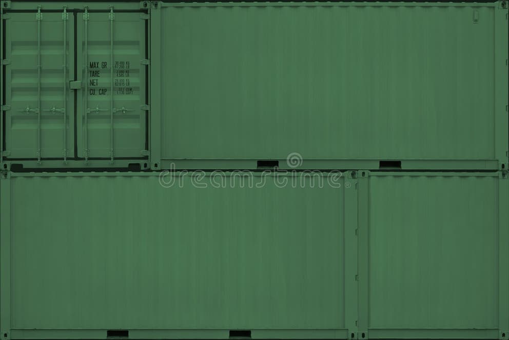 Container stack stock image. Image of customs, jetty - 33415267