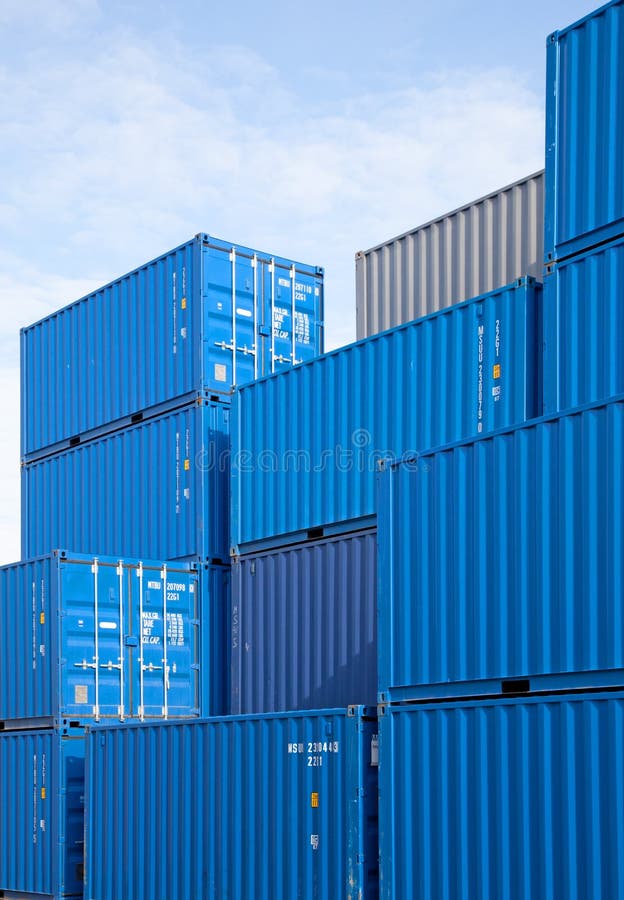 Container stock image. Image of container, trucking, transport - 40512611