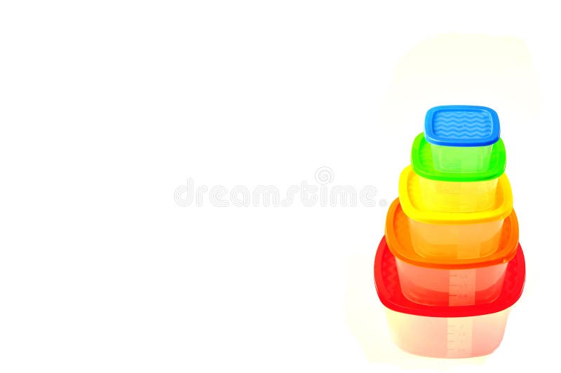 A Container for Storing Food. on an Isolated White Background. a Place ...