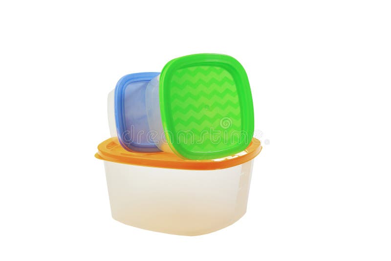 A Container for Storing Food. on an Isolated White Background. a Place ...