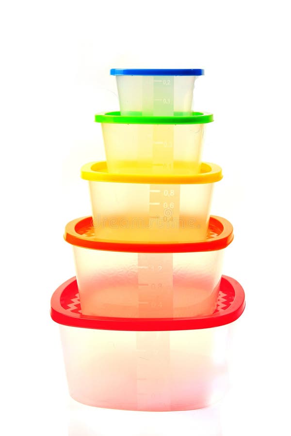 A Container for Storing Food. on an Isolated White Background. a Place ...