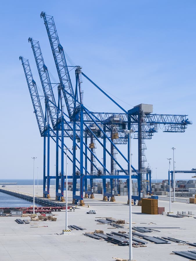 Container Terminal stock image. Image of equipment, logistic - 21386537