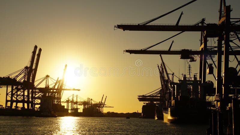 Container terminal stock photo. Image of german, globalization - 57718362