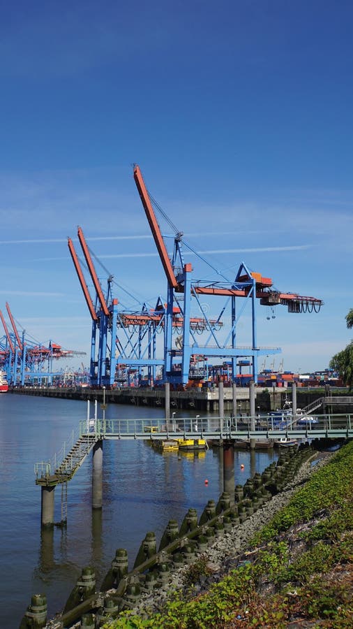 Container terminal stock photo. Image of globalization - 57718518
