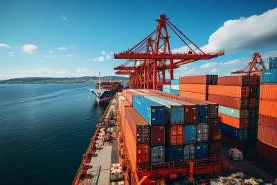 Container Terminal for Loading and Unloading of Bulk Cargo by Ship ...