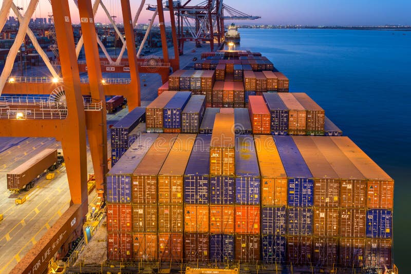 Tianjin Port,also Known As Xingang, China Editorial Photography - Image ...