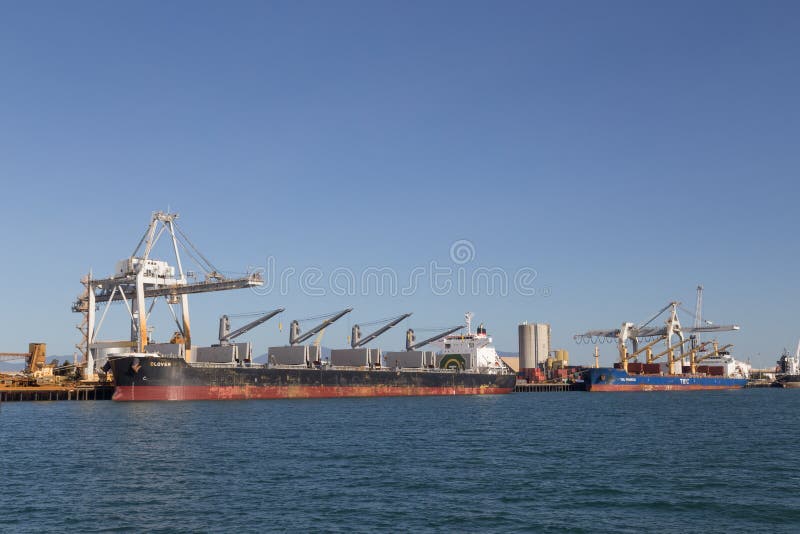 Container Terminal in Townsville, Australia Editorial Photo - Image of ...