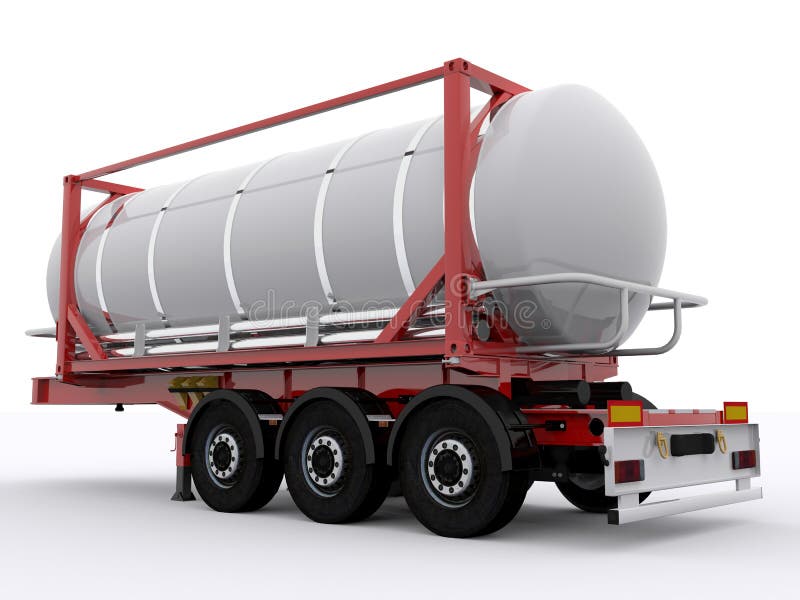 Container trailer drawings stock vector. Illustration of platform ...