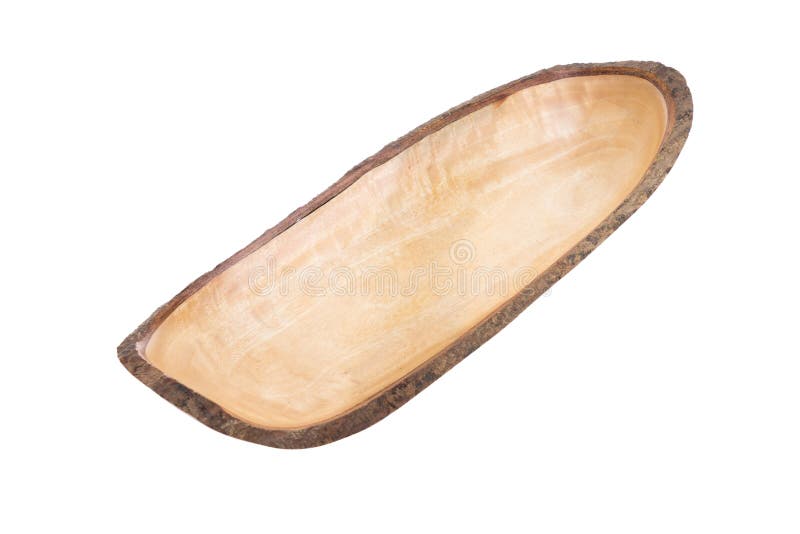 Container, Tray, Nut Shell Shape Made of Wood Stock Photo - Image of ...