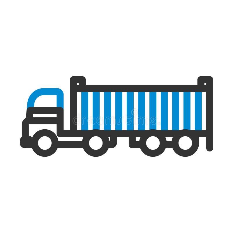 Container Truck Icon stock vector. Illustration of delivery - 238034135