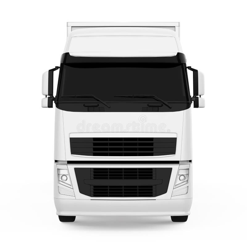 Container Truck Isolated stock illustration. Illustration of haul ...