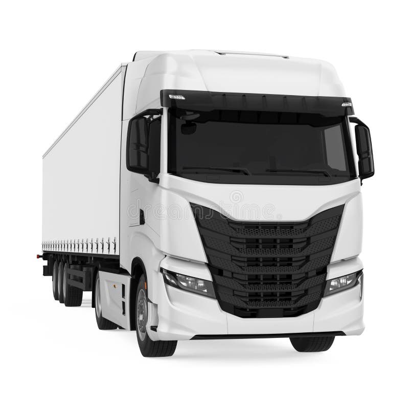 Container Truck Isolated stock illustration. Illustration of sign ...