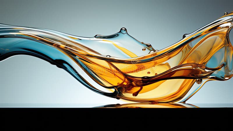 Container water and oil stock illustration. Illustration of composition ...