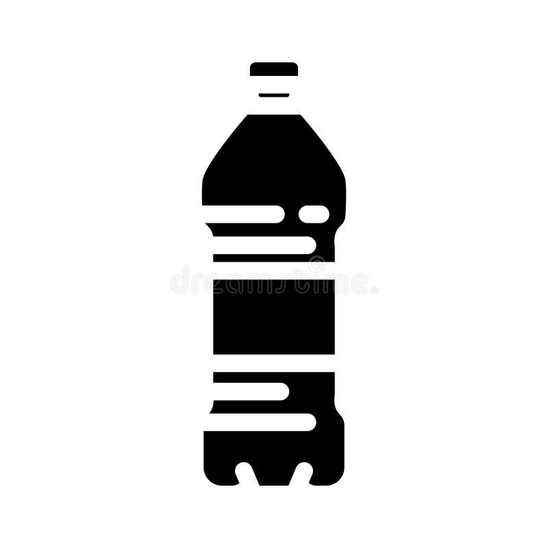Container Water Plastic Bottle Line Icon Vector Illustration Stock ...