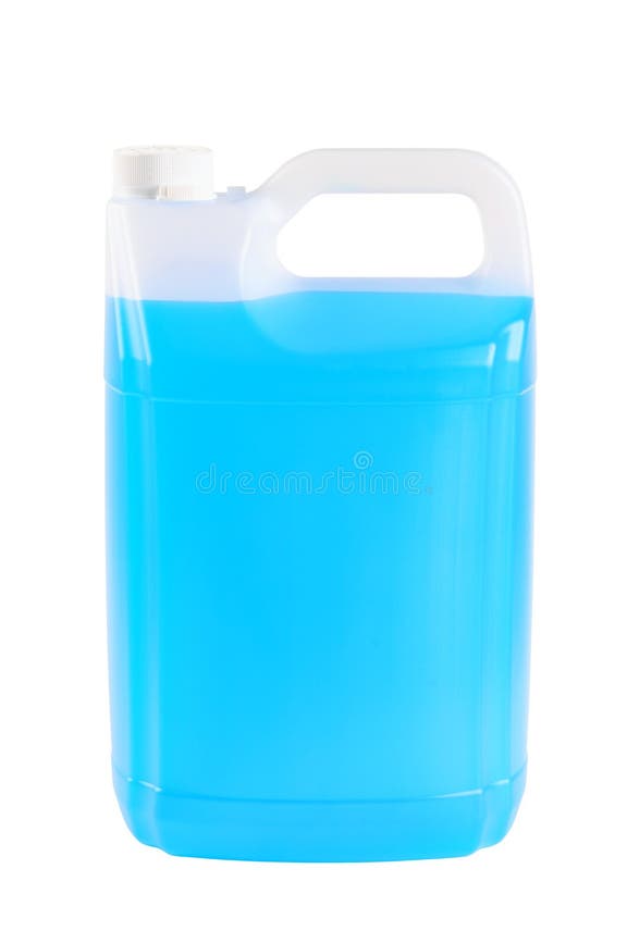 Container with Windshield Washer Fluid, on White Background Stock Photo ...