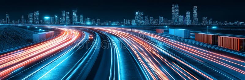 With Containers on Board, Container Cargo Freight Ship Arrives at Port ...