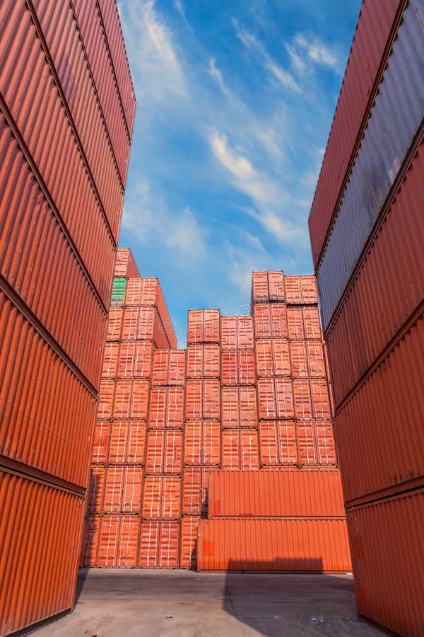Containers stock image. Image of gardening, ship, transport - 59622061