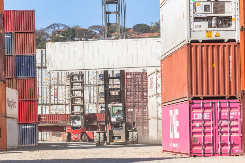 Containers stack III stock photo. Image of industry, exchange - 5336904