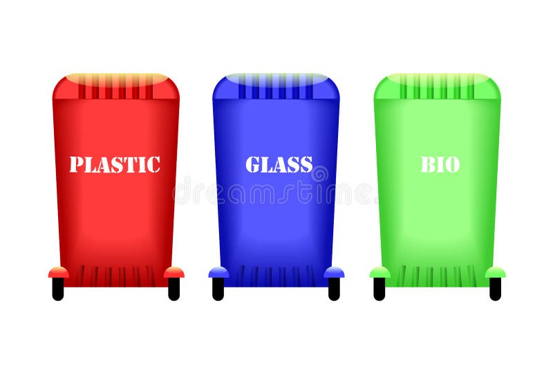 Containers for Garbage. Waste Separation. Taking Care of the ...