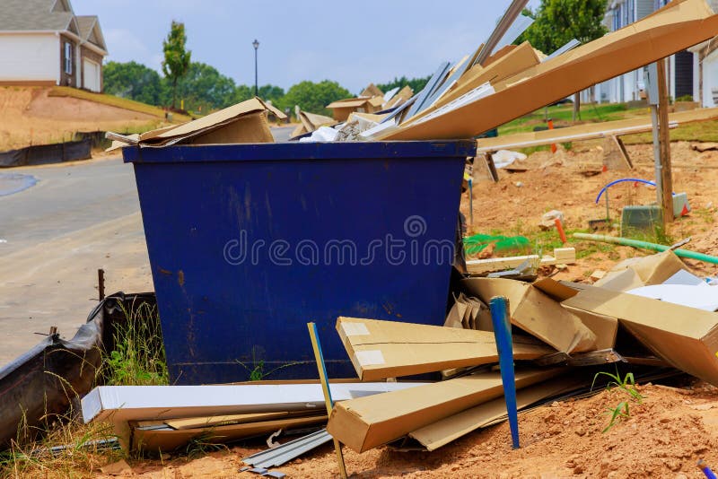 Containers Made of Metal for Collecting Waste a during Construction ...