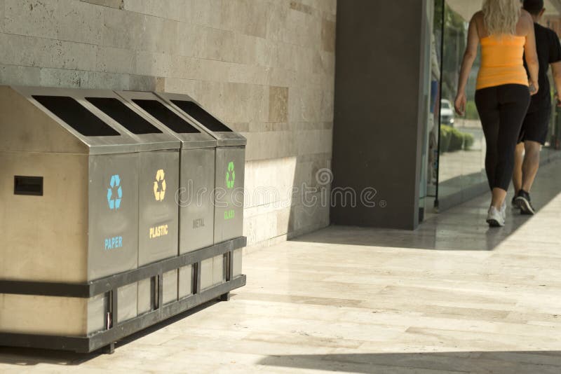 Containers for Separate Waste Collection: Organic, Paper, Plastic for ...