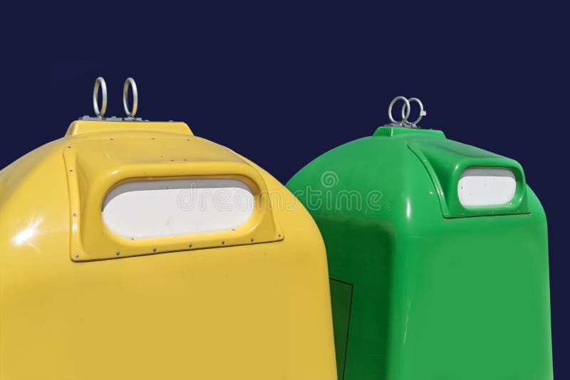 Containers For Separate Waste Collection Stock Photo - Image of ...