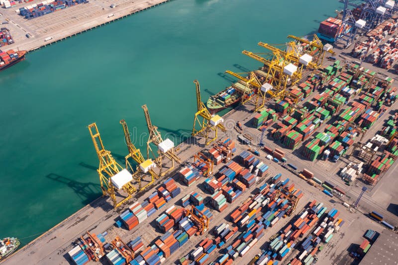 Port forwarding stock photo. Image of international, container - 5912334