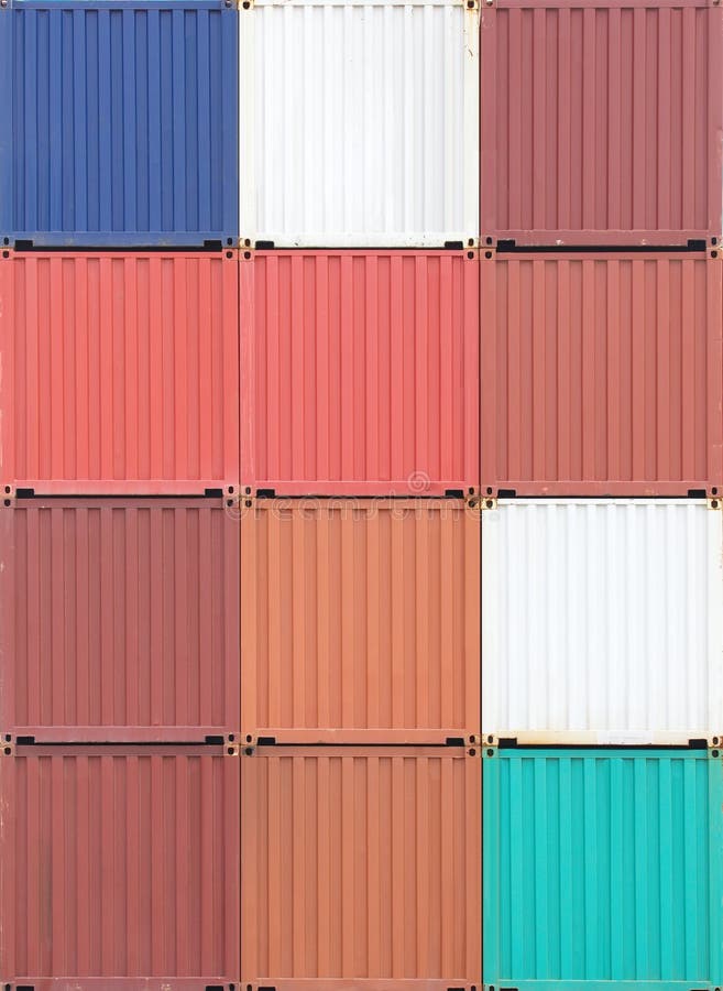 Containers shipping stock photo. Image of international - 32789388