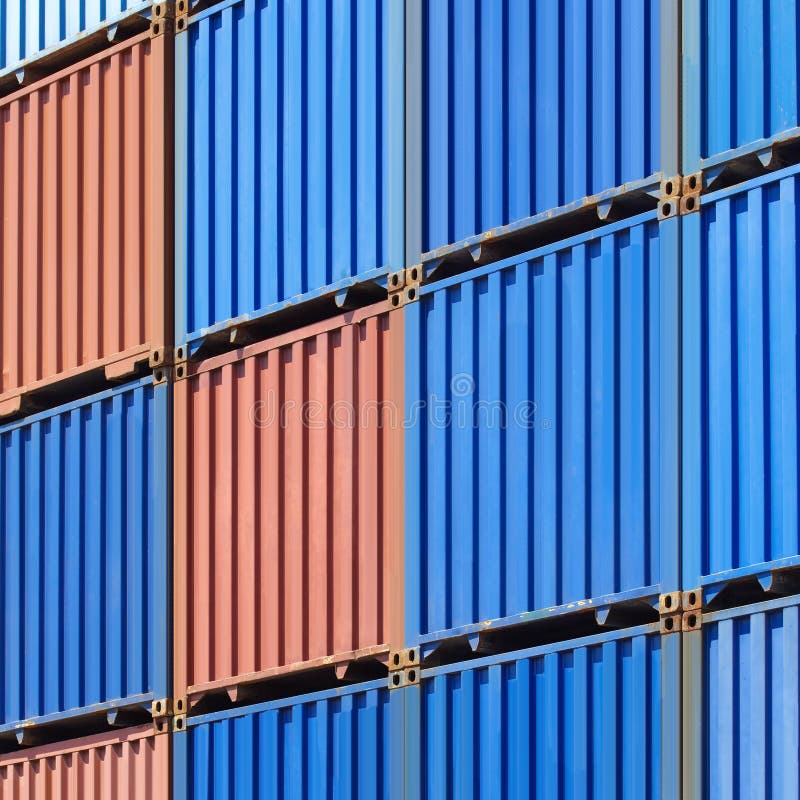 Containers shipping stock image. Image of heavy, business - 33053733