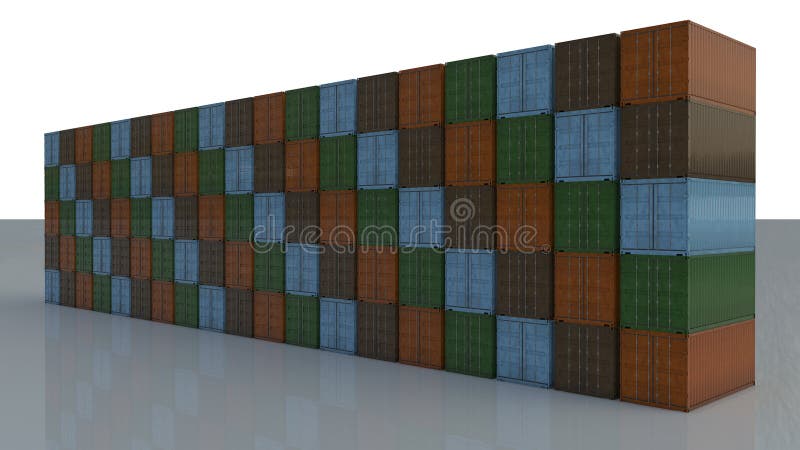Many Containers Stock Illustrations – 1,013 Many Containers Stock ...