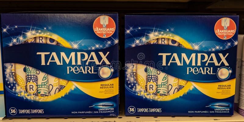 Containers of Tampax editorial photo. Image of tampax - 183305426