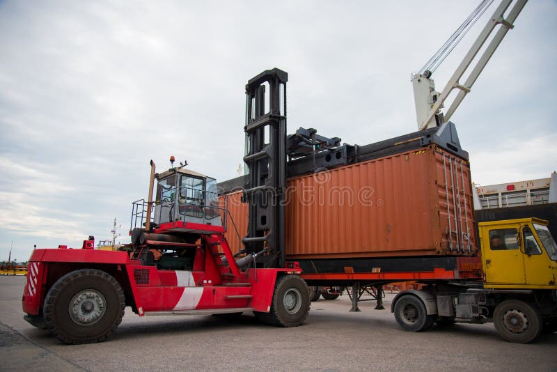 The containers stock photo. Image of port, export, transfer - 95553926