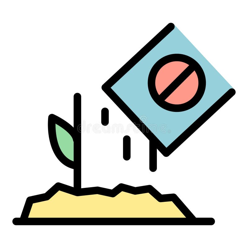 Contaminated Food Pack Icon Vector Flat Stock Illustration ...