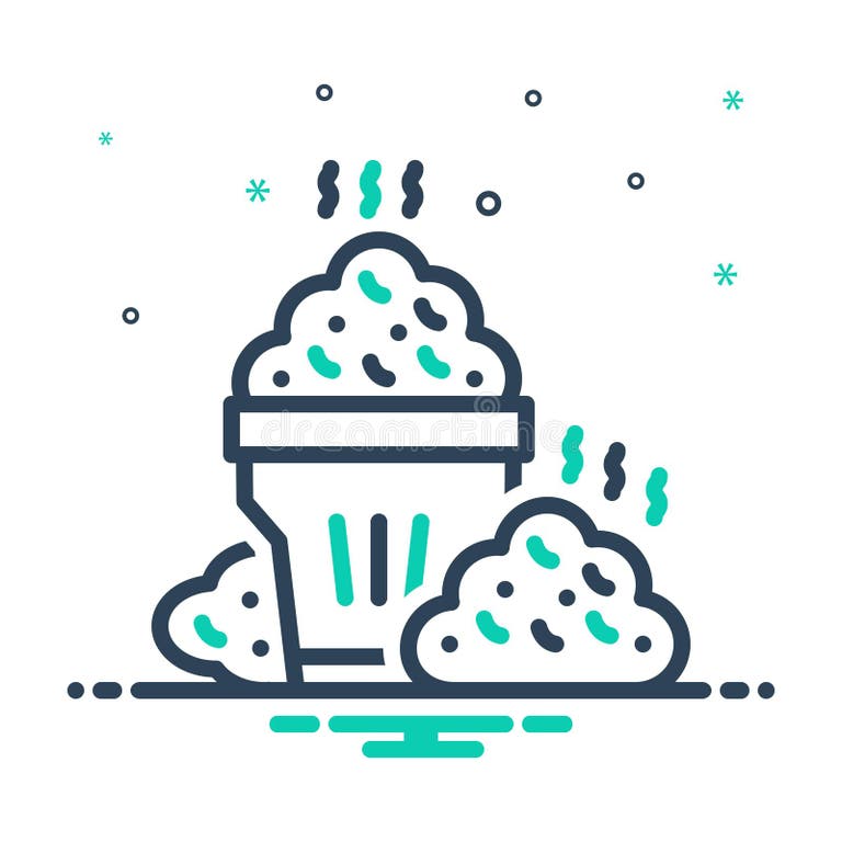 Mix Icon for Contamination, Pollution and Trash Stock Vector ...