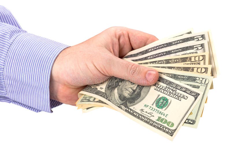 Contant Geld Ter Beschikking Van Zakenman Stock Foto - Image of zaken ...