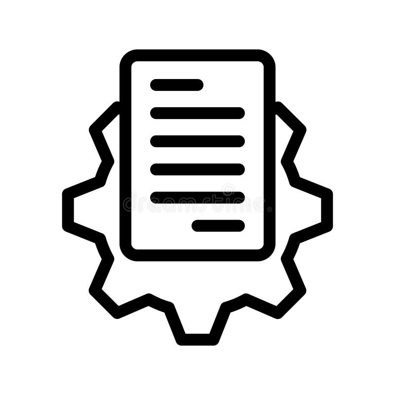 Contant Setting Vector Line Icon Stock Vector - Illustration of heart ...