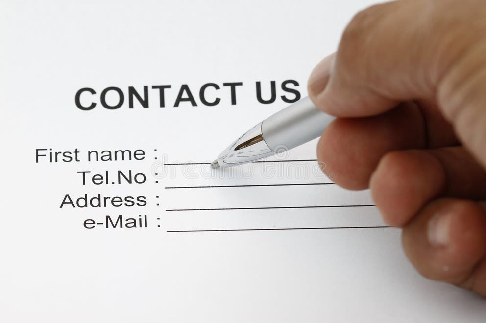 Contate-nos! imagem de stock. Imagem de fonte, ponta - 12009467